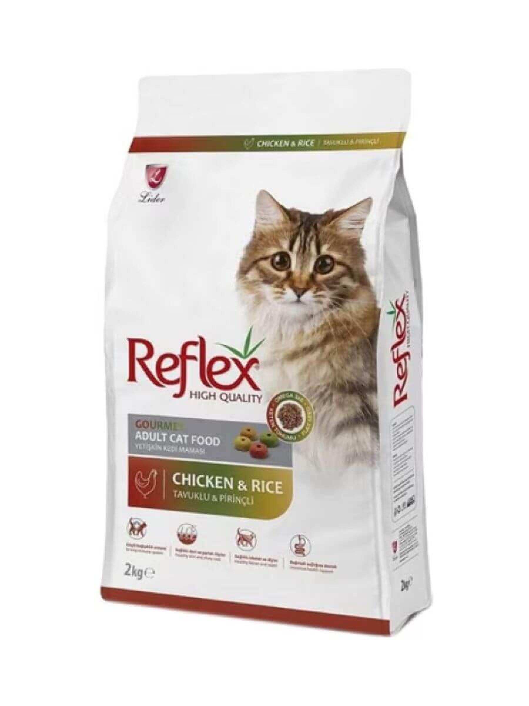 Yetişkin Kedi Maması : Reflex Multi Color Tavuklu ve Pirinçli ...